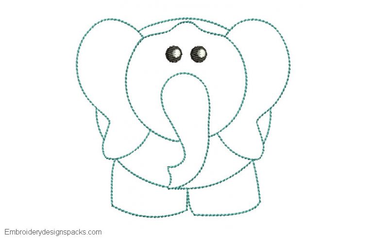 Elephant Embroidery Designs - Embroidery Designs Packs