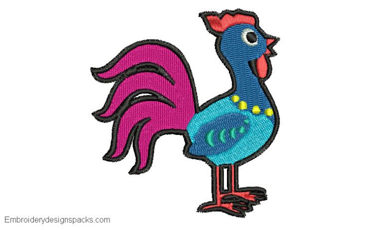 Rooster Embroidery Designs - Embroidery Designs Packs